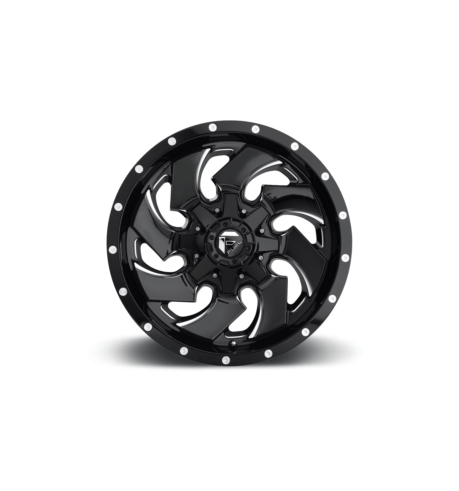 Ζάντα Fuel Off-Road Cleaver D574 Gloss Black & Milled - 4x4offroad.gr