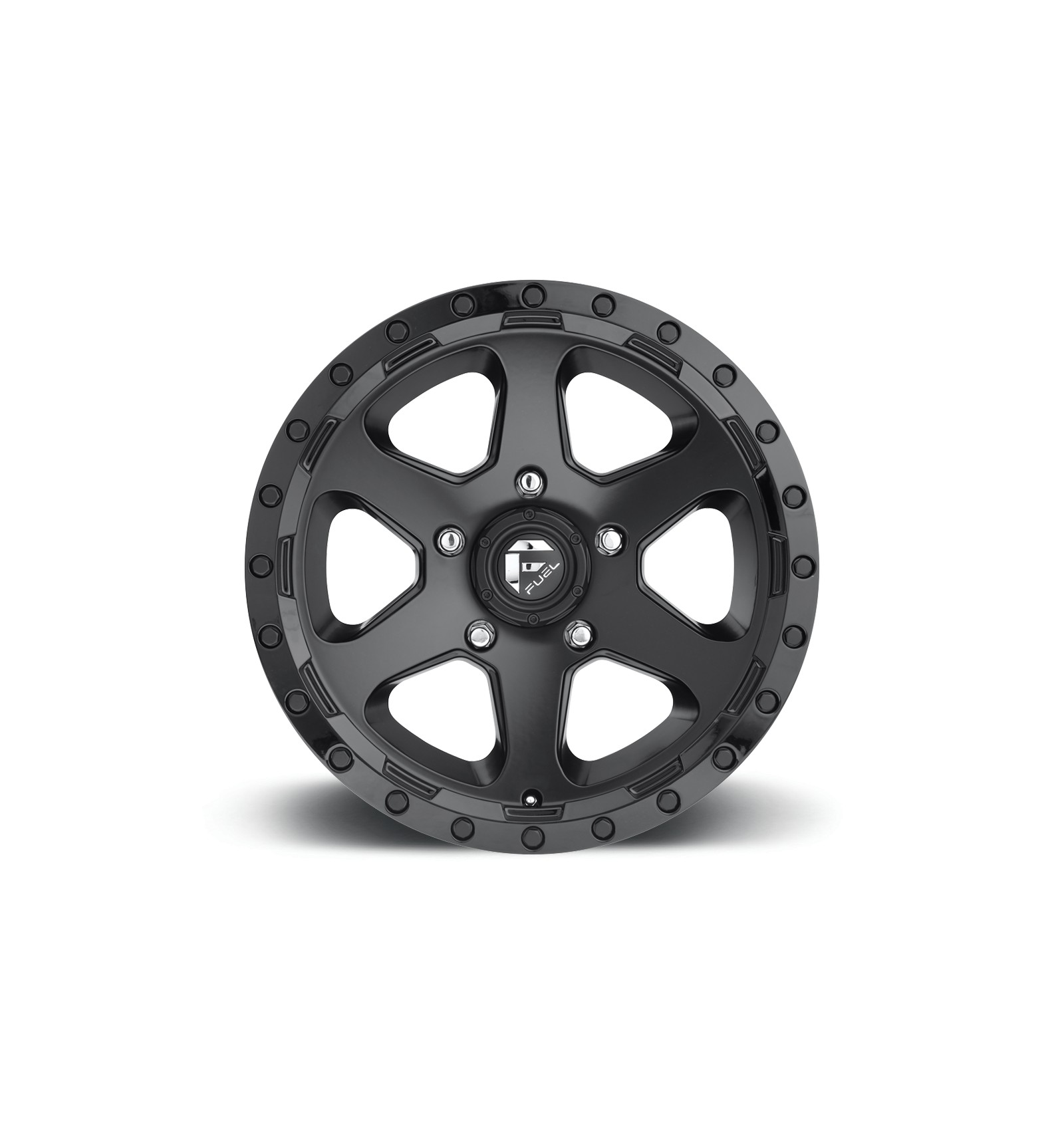 Ζάντα Fuel Off-Road Ripper D589 Matte Black | Gloss Black Lip ...